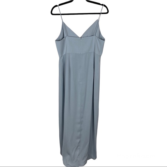 Shona Joy | Dresses | Shona Joy Tulip Hem Draped Powder Blue Maxi ...